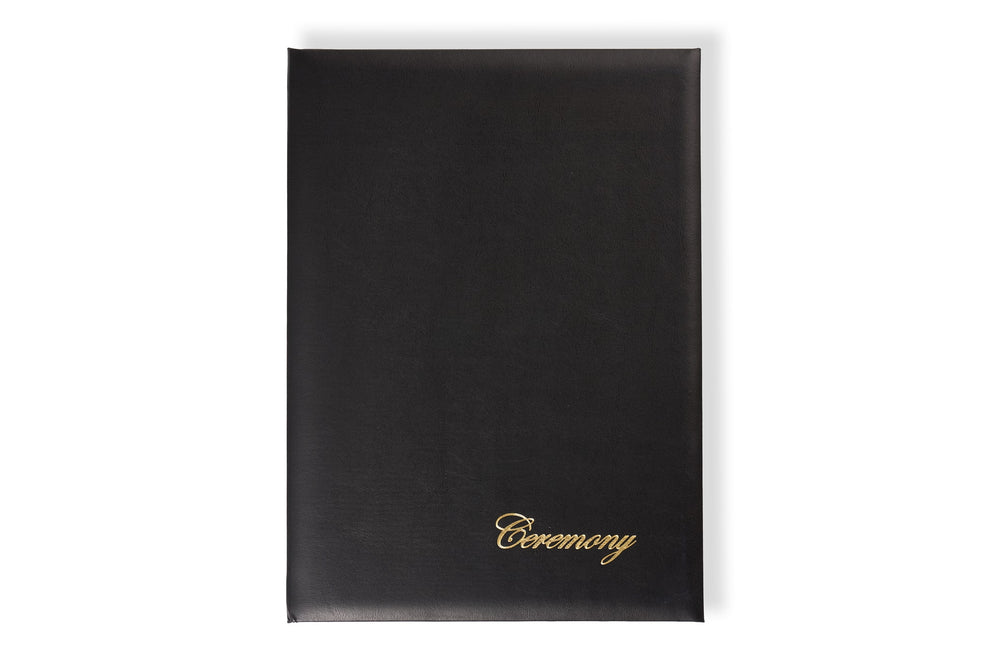 A4 Premium 3 Certificate Signing Folders – Printed with “Ceremony” for ...